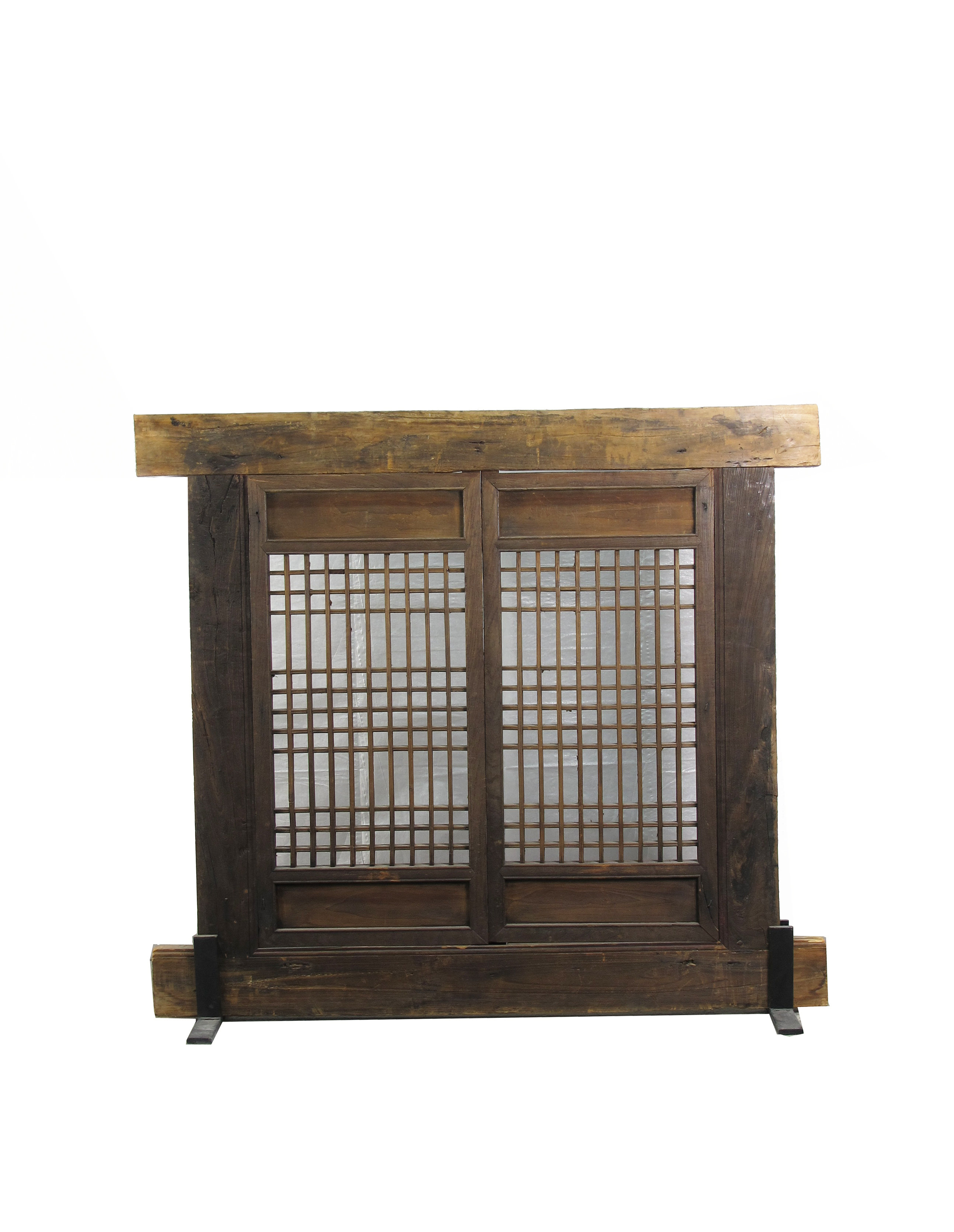 DYAG East Asian Classic Stained Wood Pivot Window | Wayfair