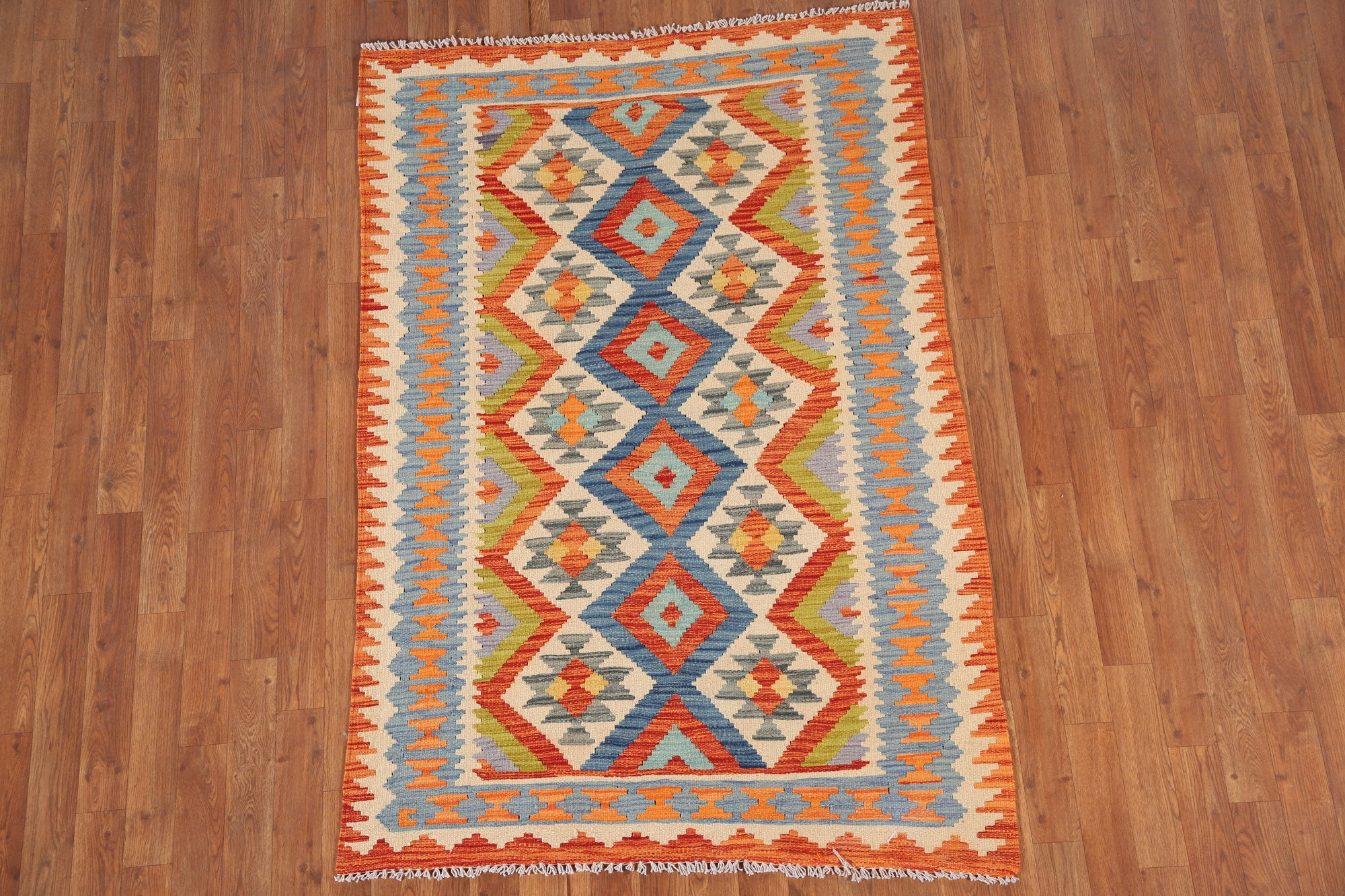Dakota Fields Multicolor Wool Kilim Oriental Rug 4x6 - Wayfair Canada
