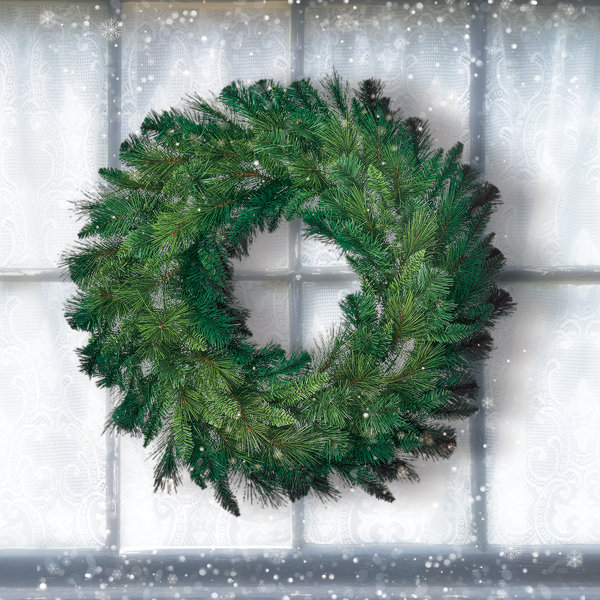 The Twillery Co. Surrey Deluxe Polyvinyl Chloride (PVC) Wreath ...