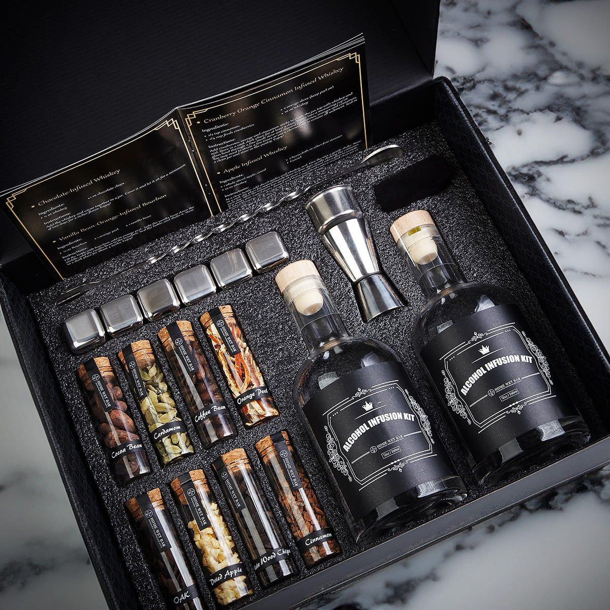 Latitude Run® Speakeasy DIY Cocktail Infusion Kit, 15pc Mixology Set ...