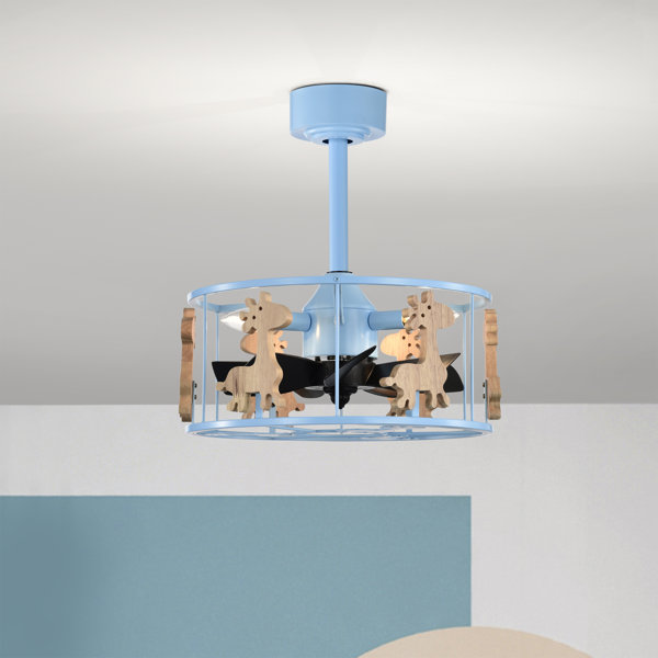 Warehouse of Tiffany Snowdust 14'' Ceiling Fan with Light Kit | Wayfair