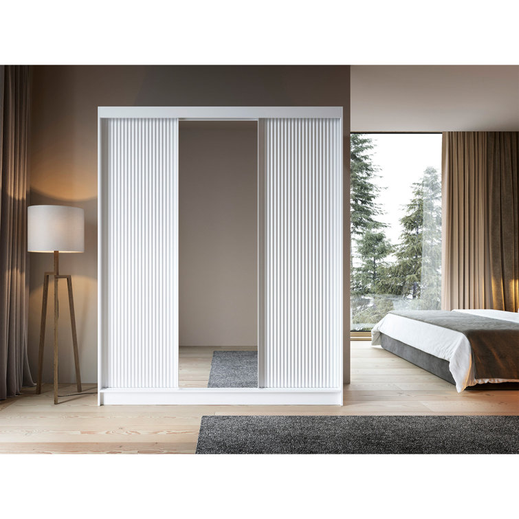Brayden Studio Atavion MDF Plate Wardrobe | Wayfair.co.uk