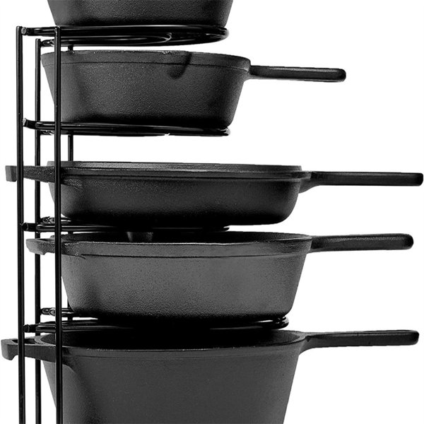 Prep & Savour Deeshawn Steel Countertop / Cabinet Pot Rack - Wayfair Canada