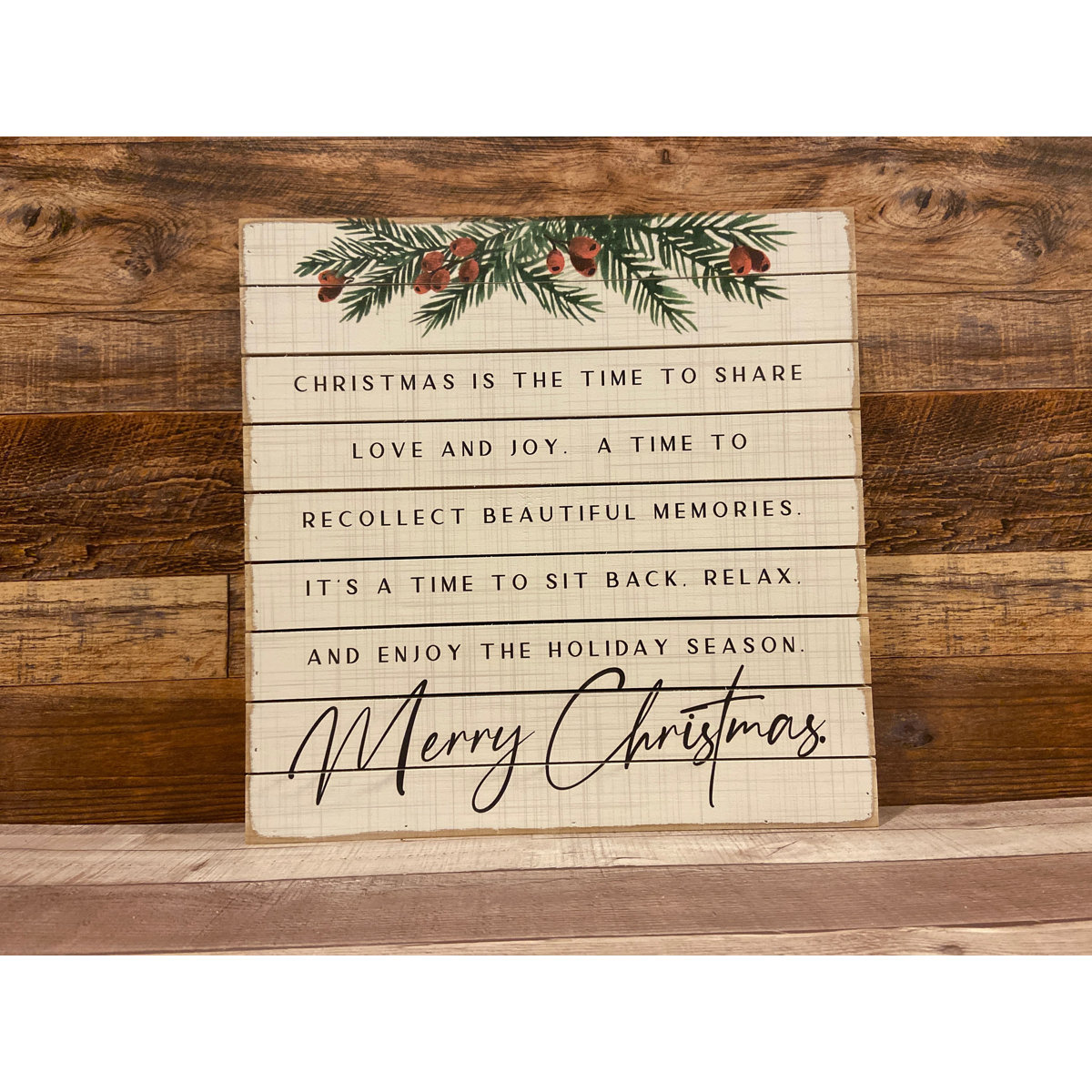 The Holiday Aisle® Christmas Is The Time Sign - Wayfair Canada
