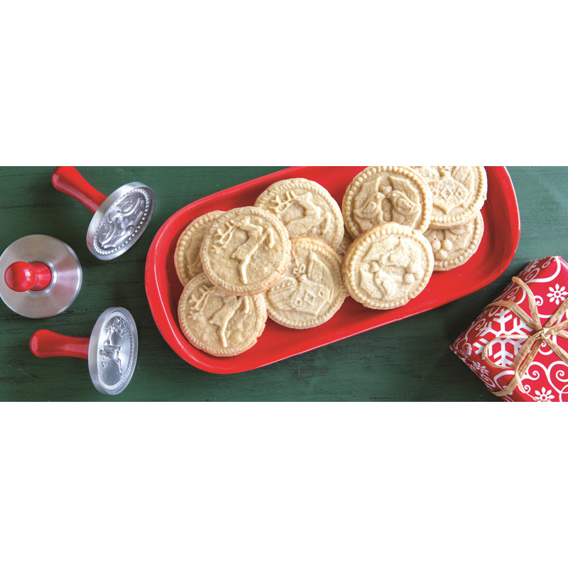 Nordic Ware 3 Piece Holiday Cookie Stamps & Reviews | Wayfair