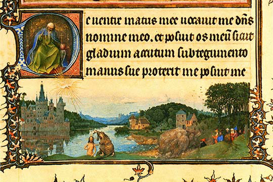 Buyenlarge 'Christs Baptism' by Jan Van Eyck Graphic Art | Wayfair