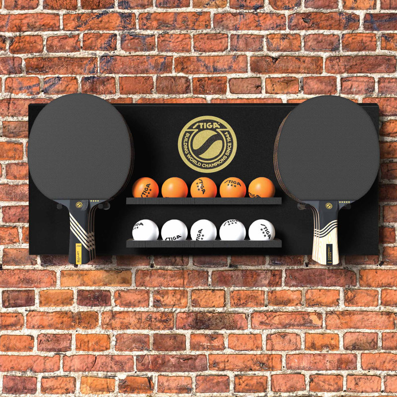 STIGA Ping Pong Storage Wall Rack & Reviews | Wayfair
