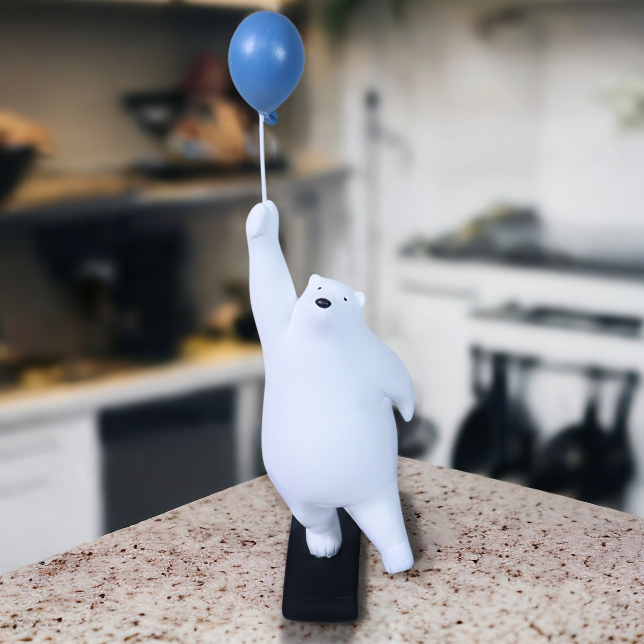 Trinx Large Cute Bear Statue With Blue Balloon - Wayfair Canada