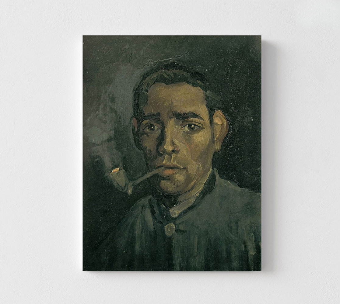 WeFrameArt Head Of A Man By Vincent Van Gogh, Van Gogh Portrait Print ...