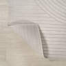 Wade Logan® Atzi High-Low Minimalist Curve Geometric Ivory/Cream Indoor ...
