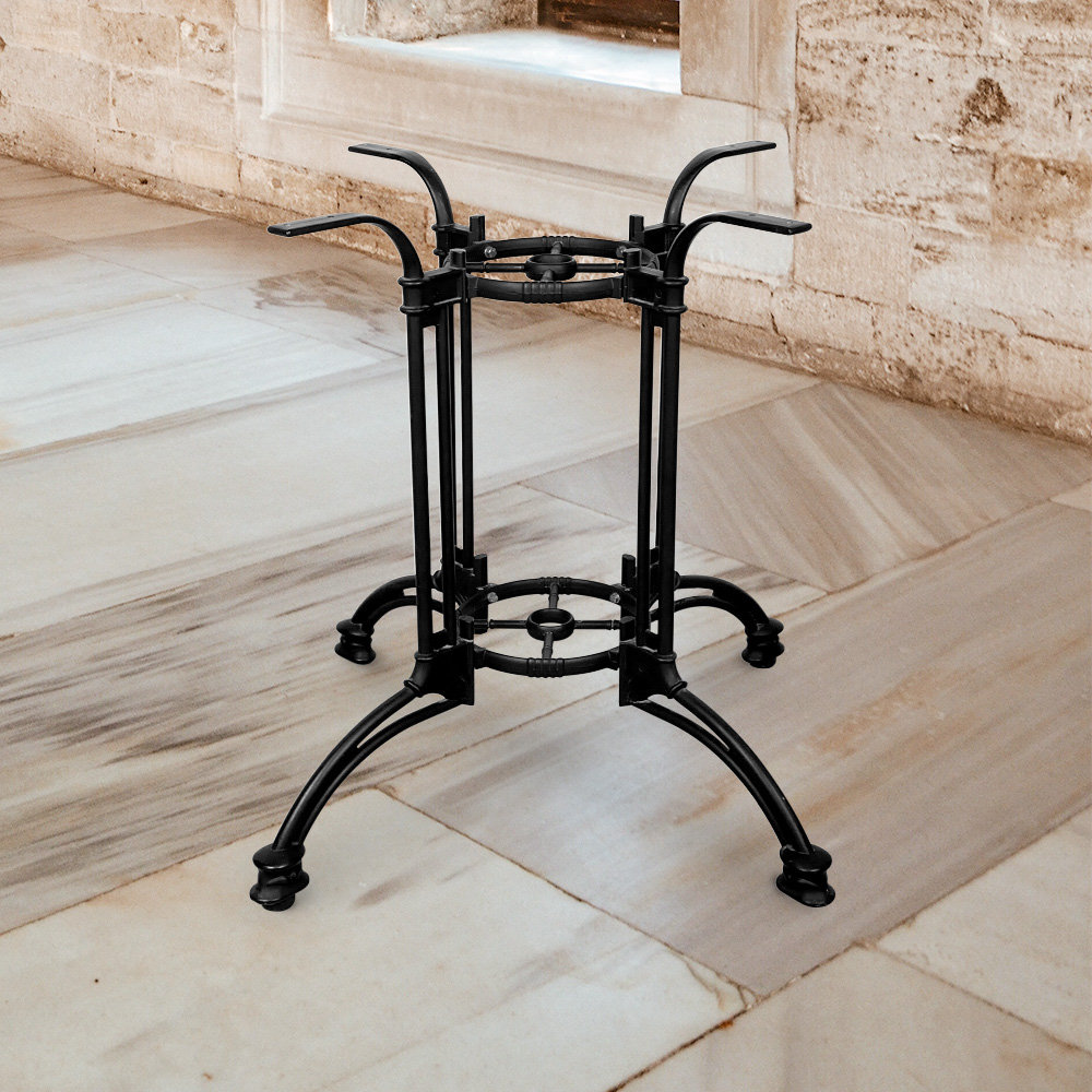 Amerivend Works 28" H Cross Table Base | Wayfair