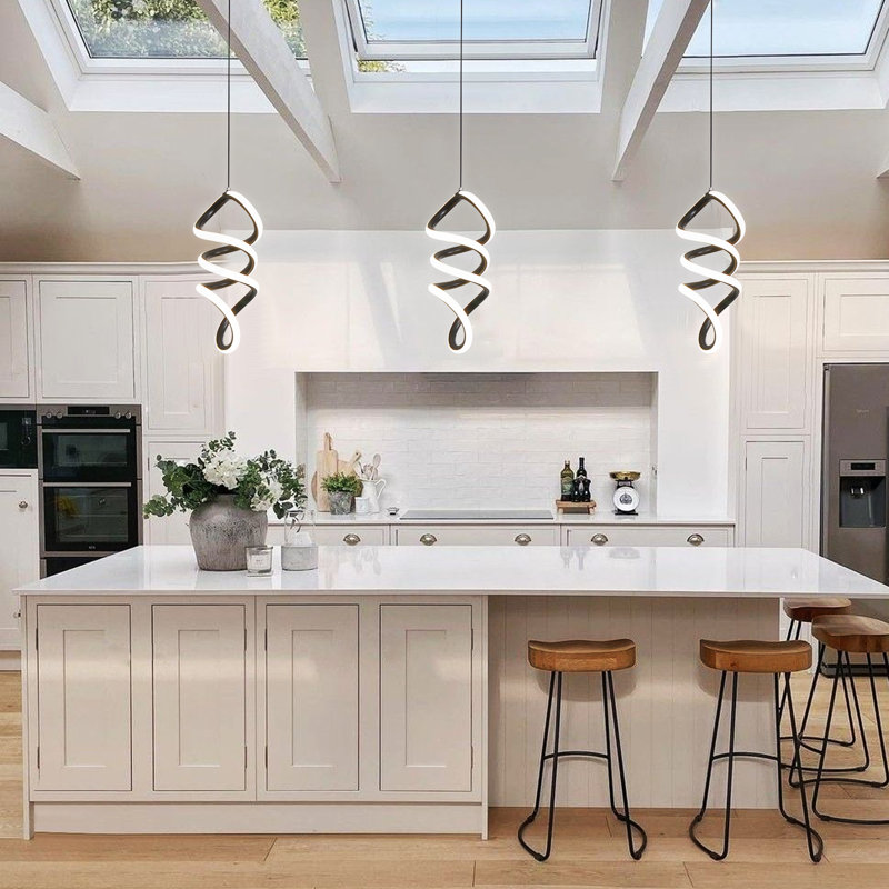 Wrought Studio™ Denizard 1 - Light LED Geometric Pendant "& Reviews ...