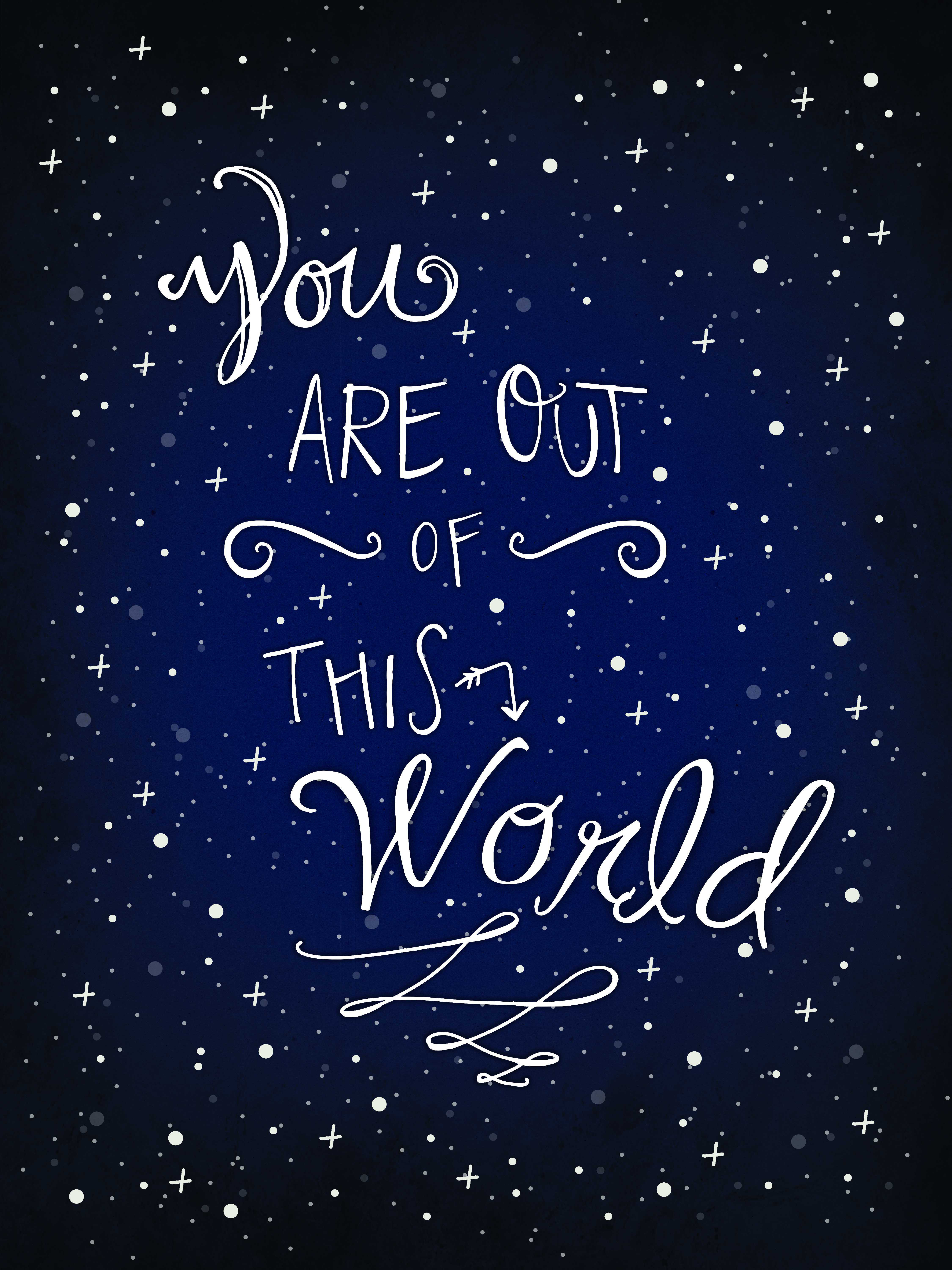 Trinx Outta This World 2 - Wrapped Canvas Print | Wayfair