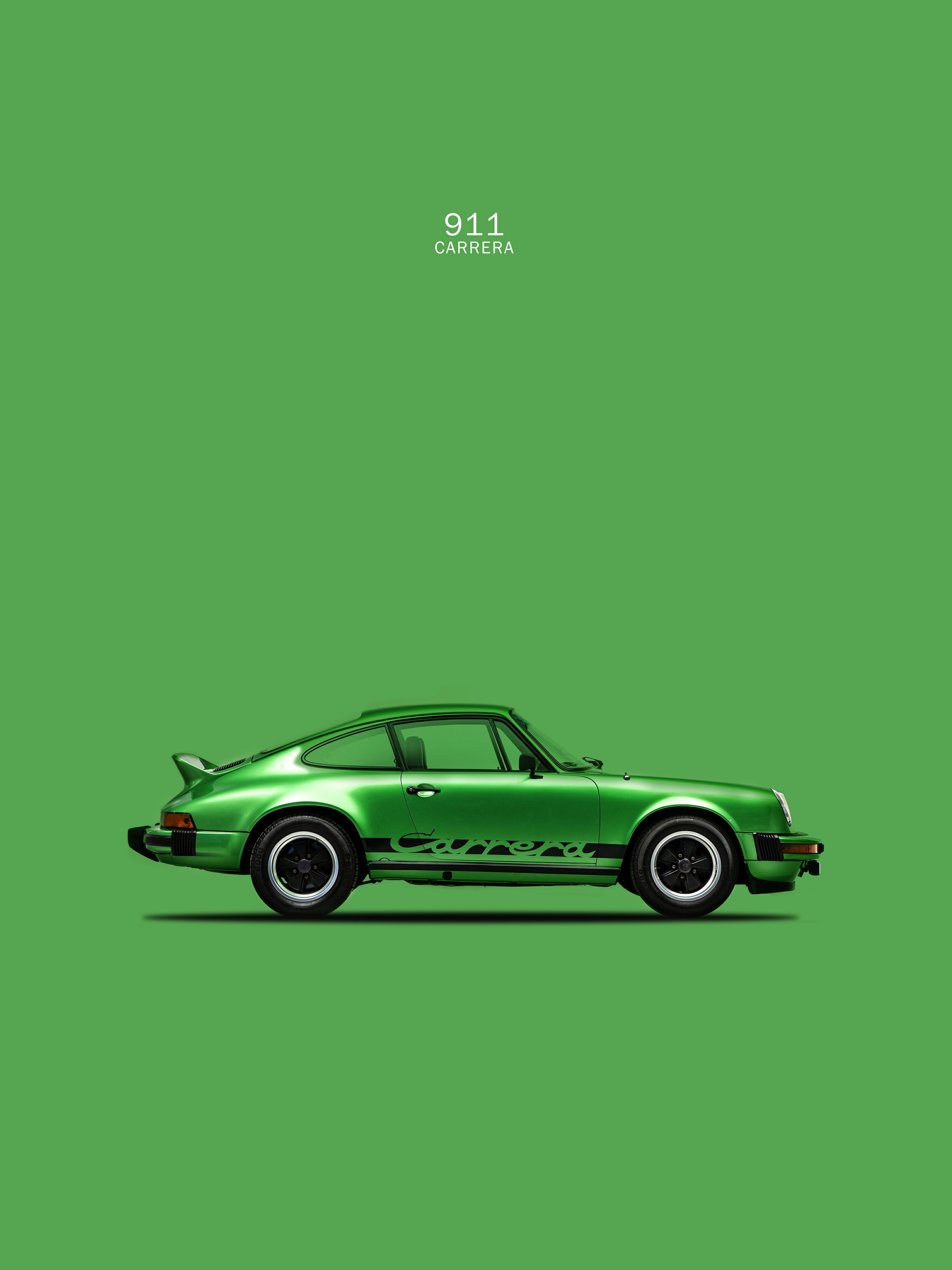 Ebern Designs Porsche 911 Carrera Green by Mark Rogan - Wrapped Canvas ...