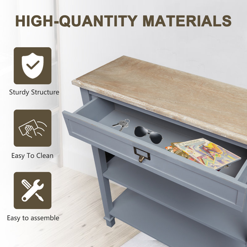Charlton Home® Dyako 29.8'' Console Table & Reviews | Wayfair
