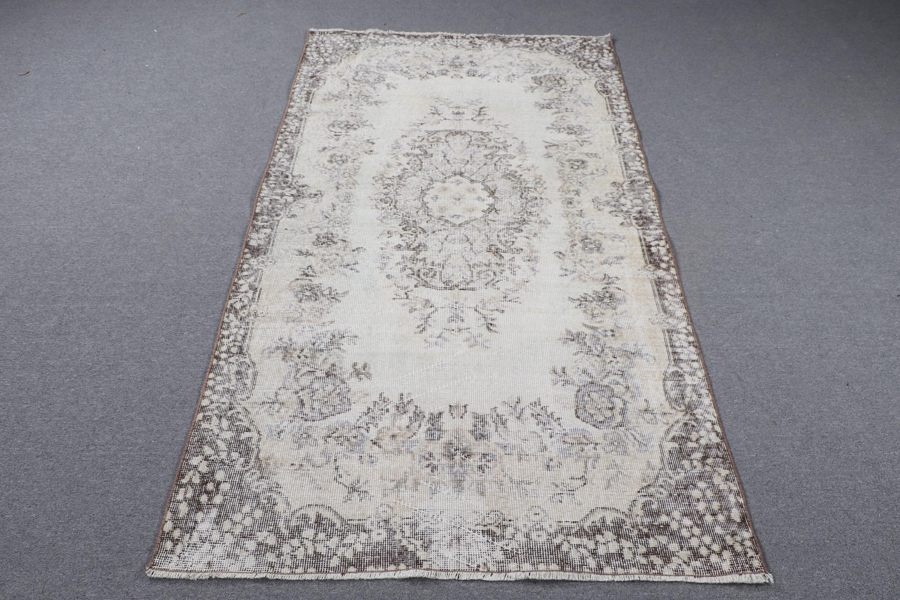 Astoria Grand Vintage Turkish Beige Floral Rug for Bedroom and Living ...