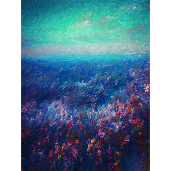 Orren Ellis Colorful Trees Drp - Wrapped Canvas Print | Wayfair