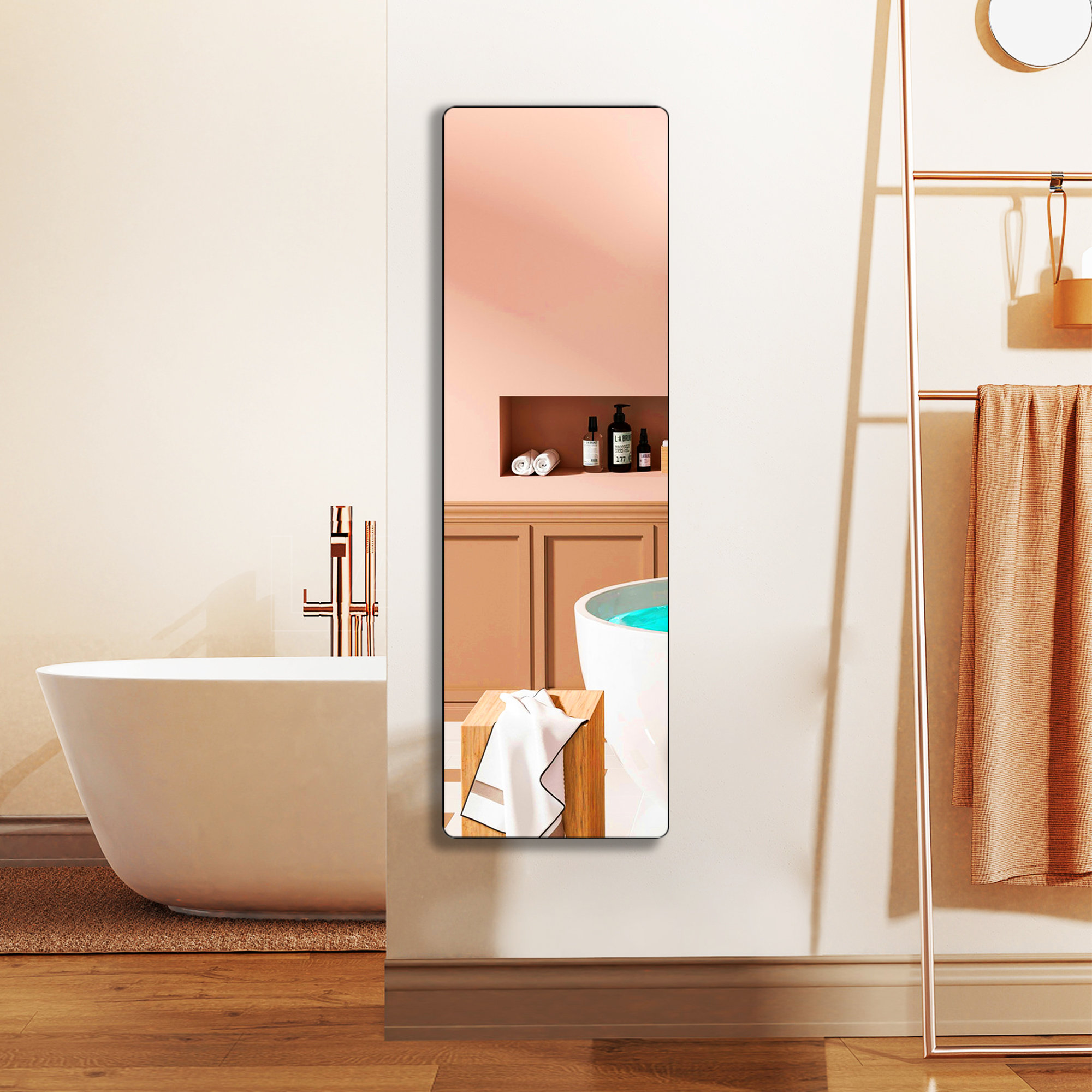 Latitude Run® Metal Flat Mirror & Reviews | Wayfair