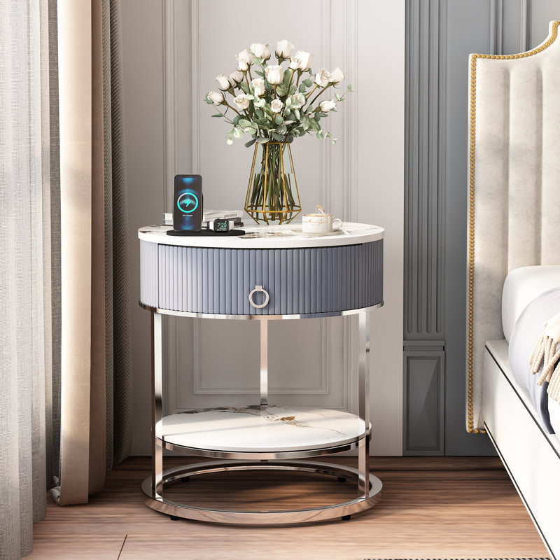 17 Stories Frame End Table with Storage & Reviews | Wayfair