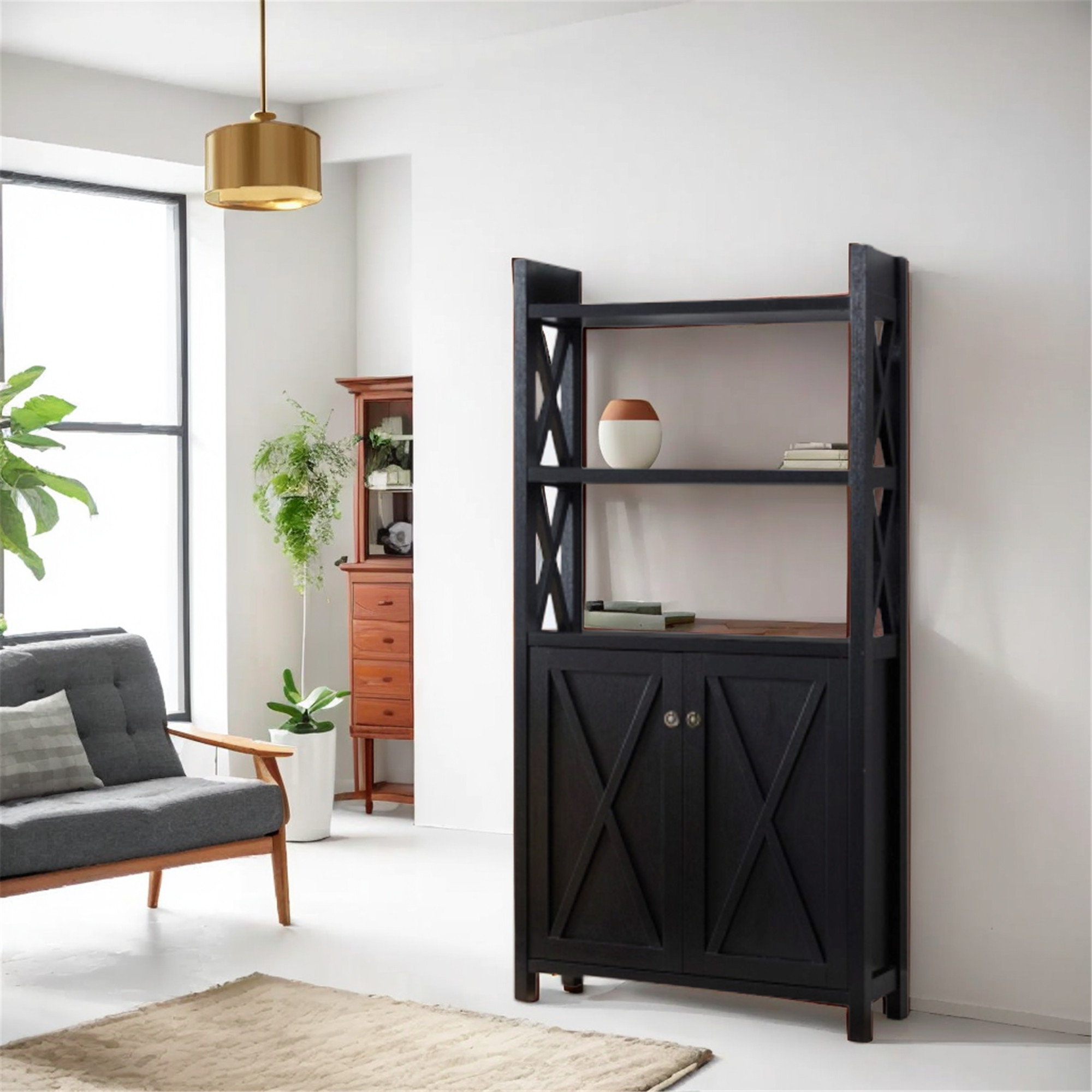 Laurel Foundry Modern Farmhouse Gilchrist 69" H x 34" W Standard ...