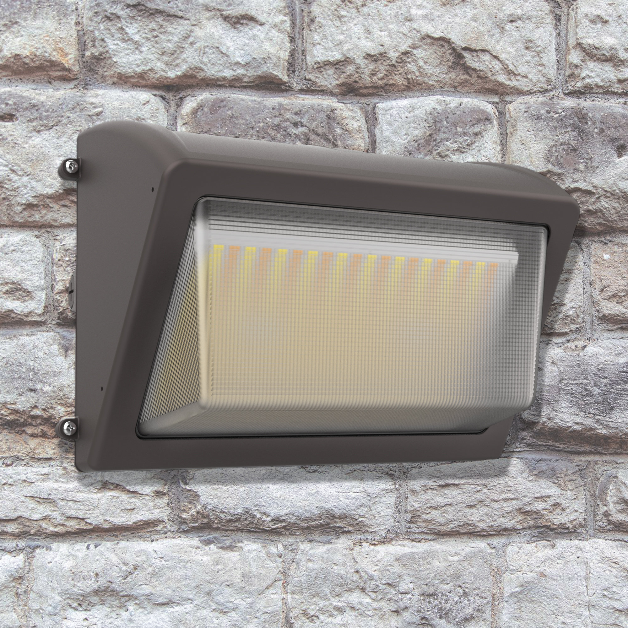 MingBright 1 - Head LED Hardwired Outdoor Security Wall Pack | Wayfair