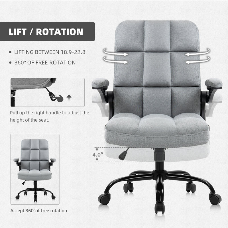 Ebern Designs Ergonomic Executive Chair & Reviews | Wayfair