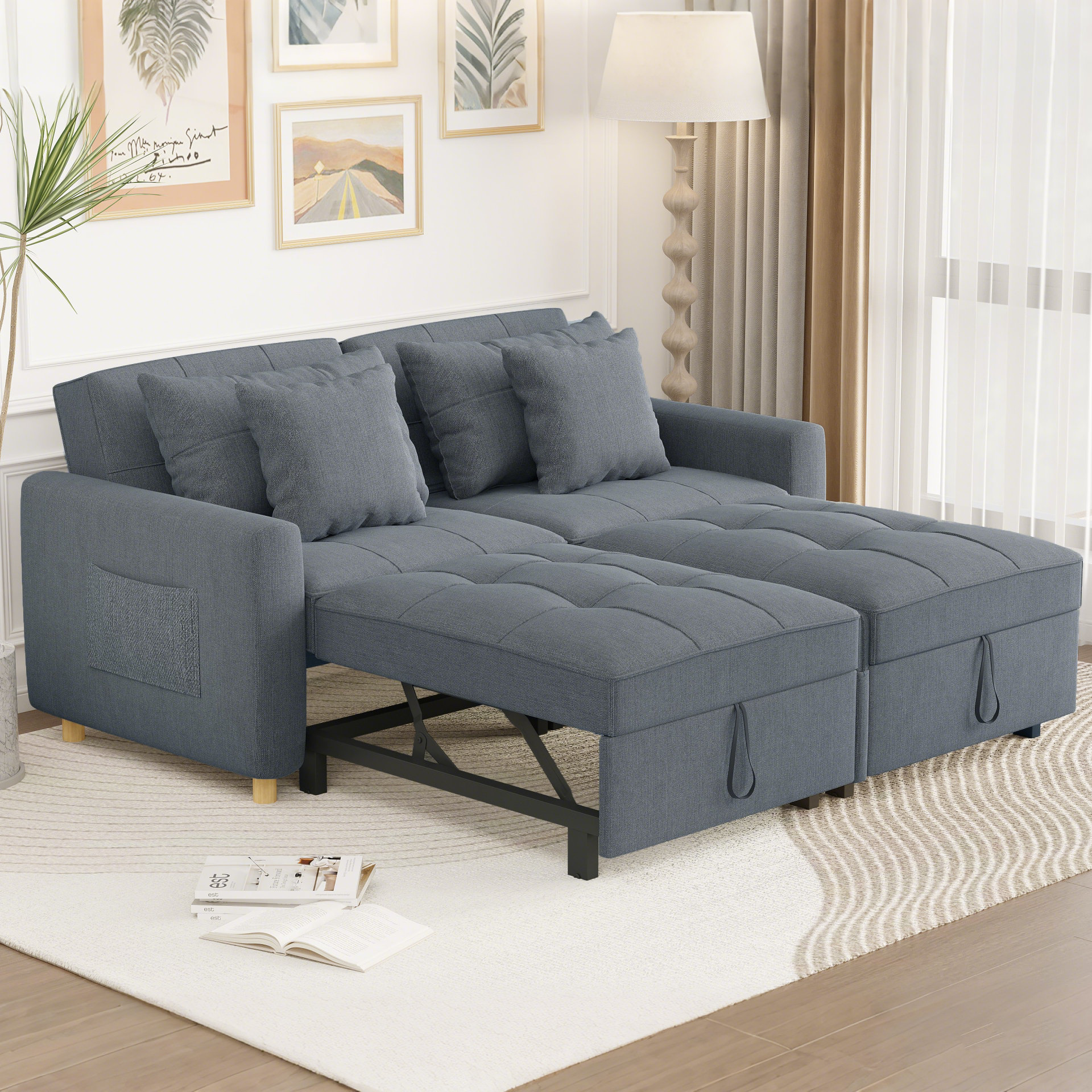 Latitude Run® 71" Square Arm Sofa Bed & Reviews | Wayfair
