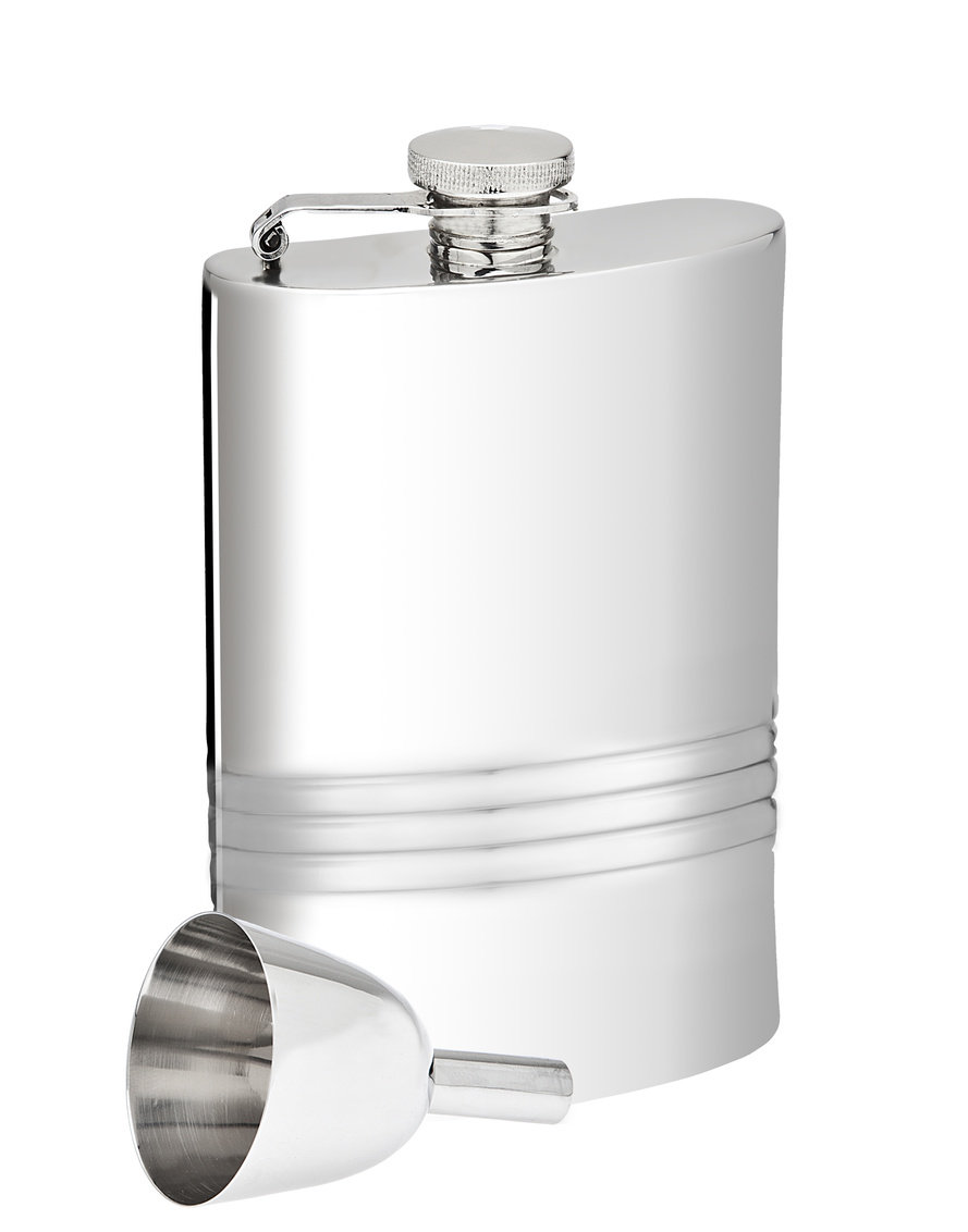 Godinger Silver Art Co Felwinter Double Walled Flask With Funnel | Wayfair