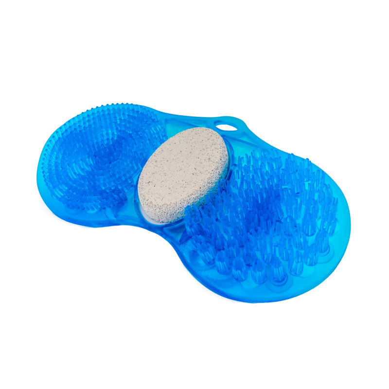 Rebrilliant Jadiel Cleansing Dual Foot Scrub & Pumice Shower Mat ...