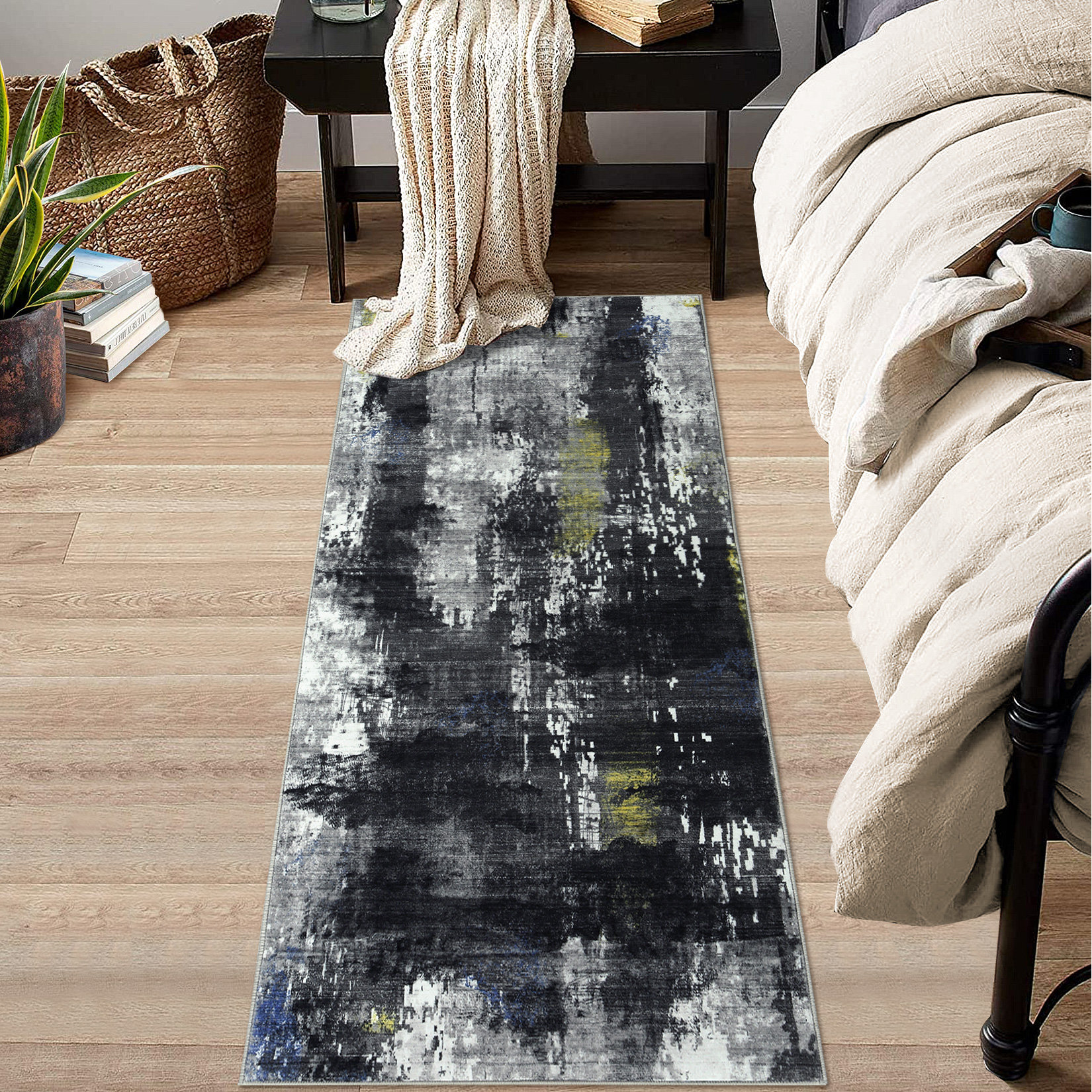 17 Stories Holtsville Area Rug with Non-Slip Backing | Wayfair