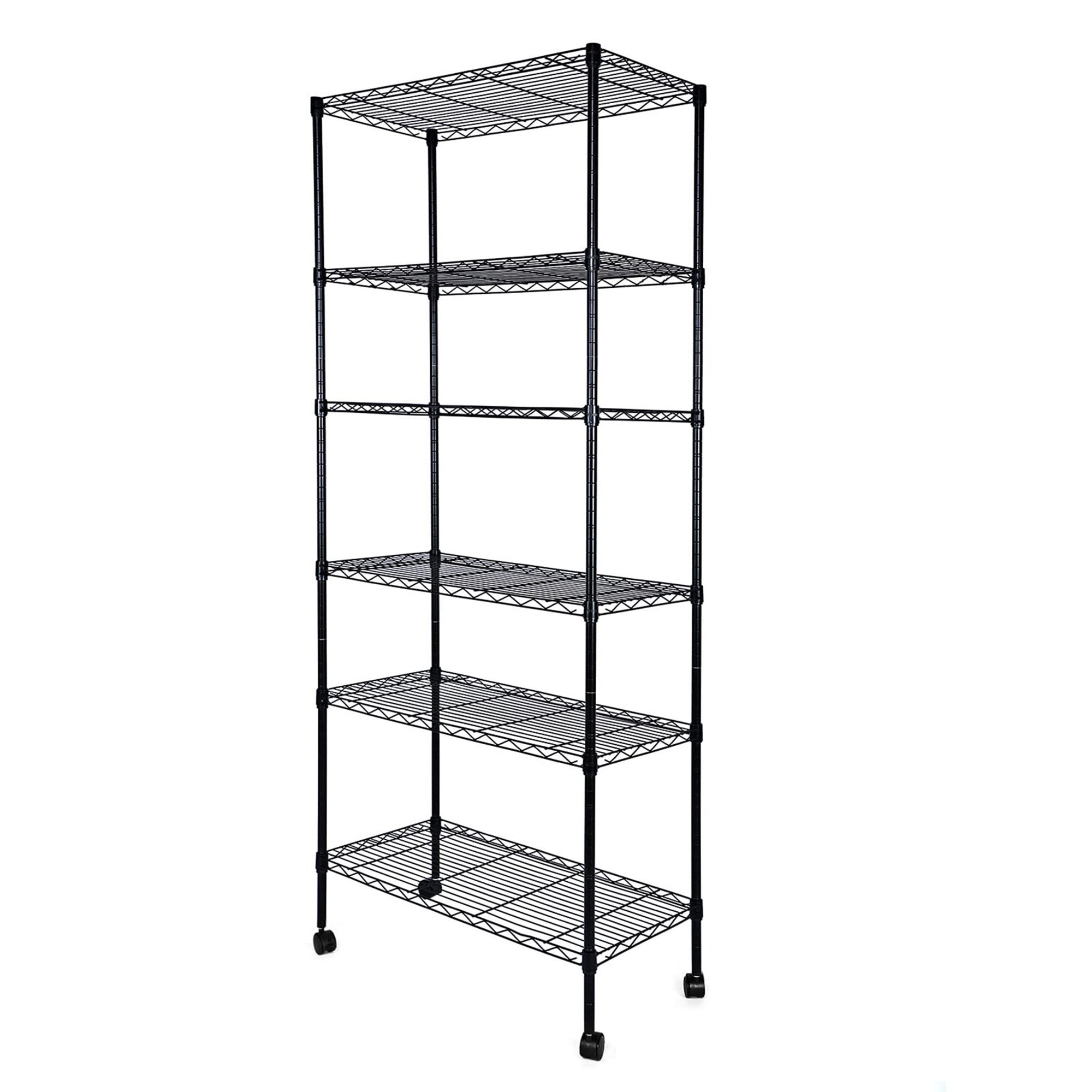 Rebrilliant 6-Tier Heavy Duty Metal Storage Rack | Wayfair