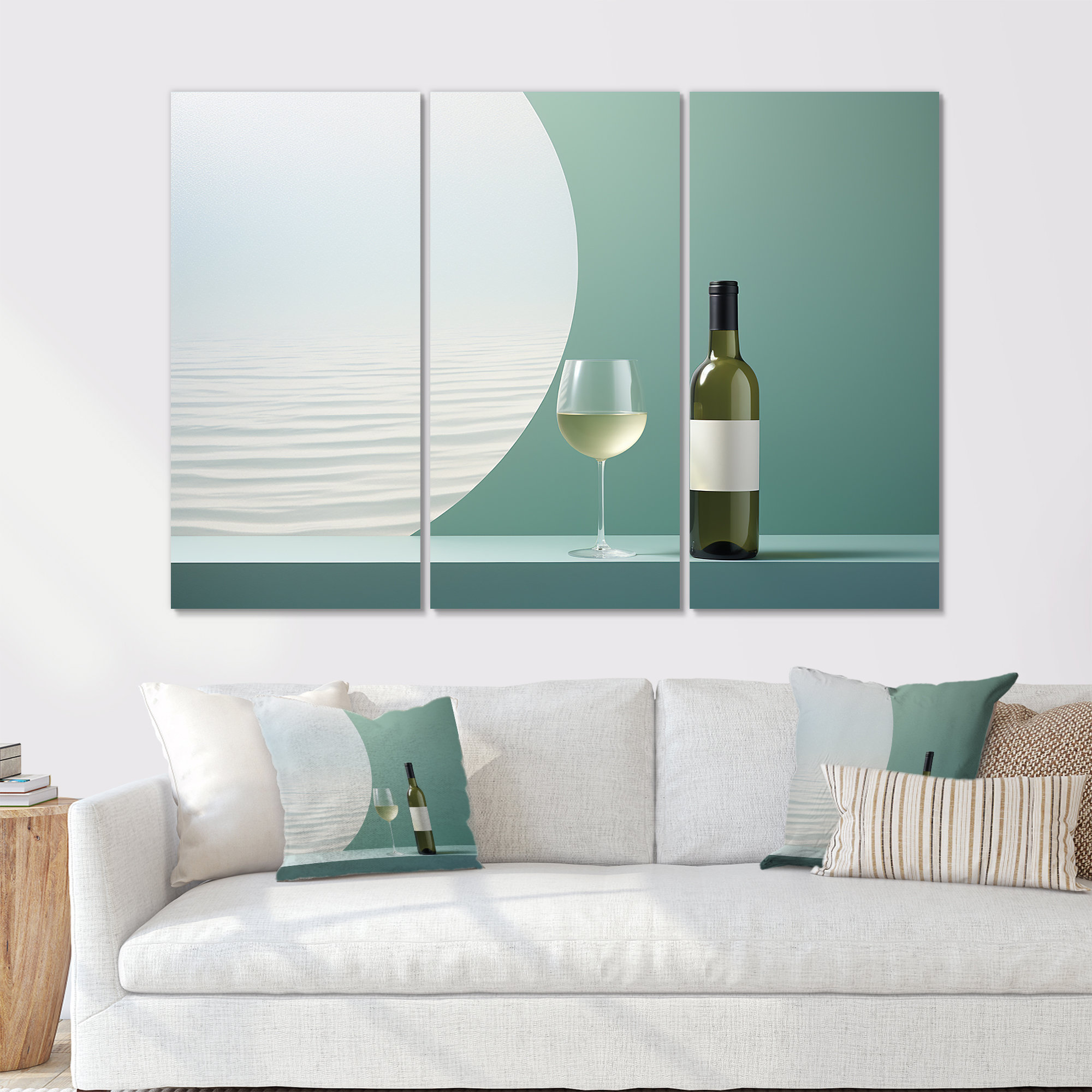 Latitude Run® Chablis Charm - Wine Canvas Wall Art Set | Wayfair