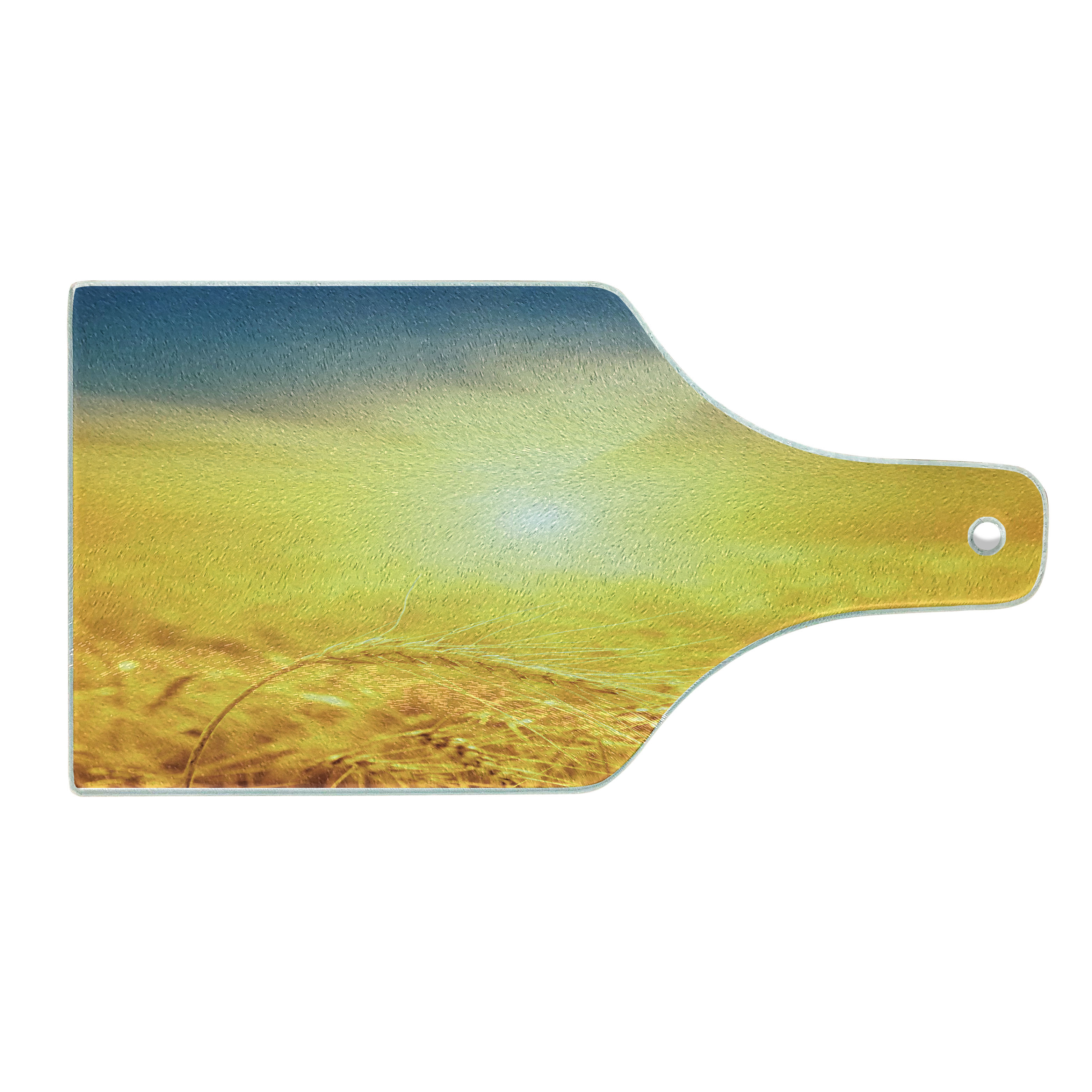 Ambesonne Country Tempered Glass Cutting Board Harvest Wheat Earth ...