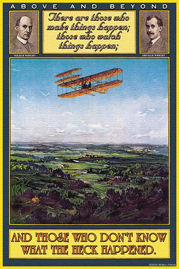 Buyenlarge Above and Beyond by Wright Orville - Unframed Advertisement ...