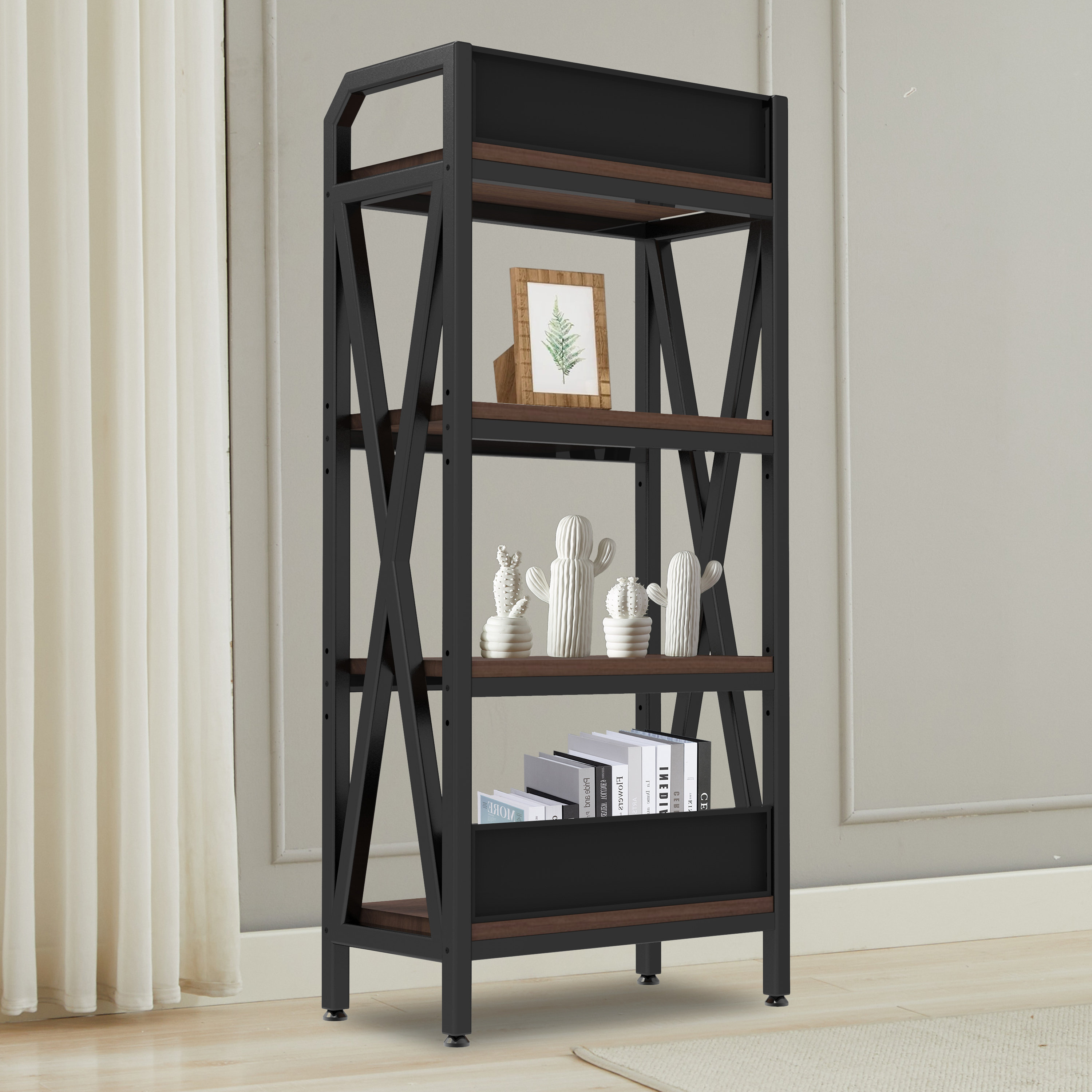 17 Stories 4-Tier Metal Storage Shelving Unit Conner Rack - Wayfair Canada