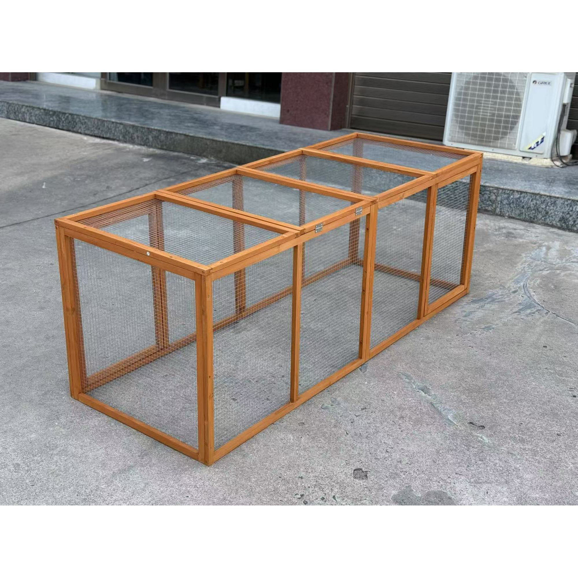 Ophelia & Co. Spacious Fir Wood Enclosure, Elegant Design, Versatile ...