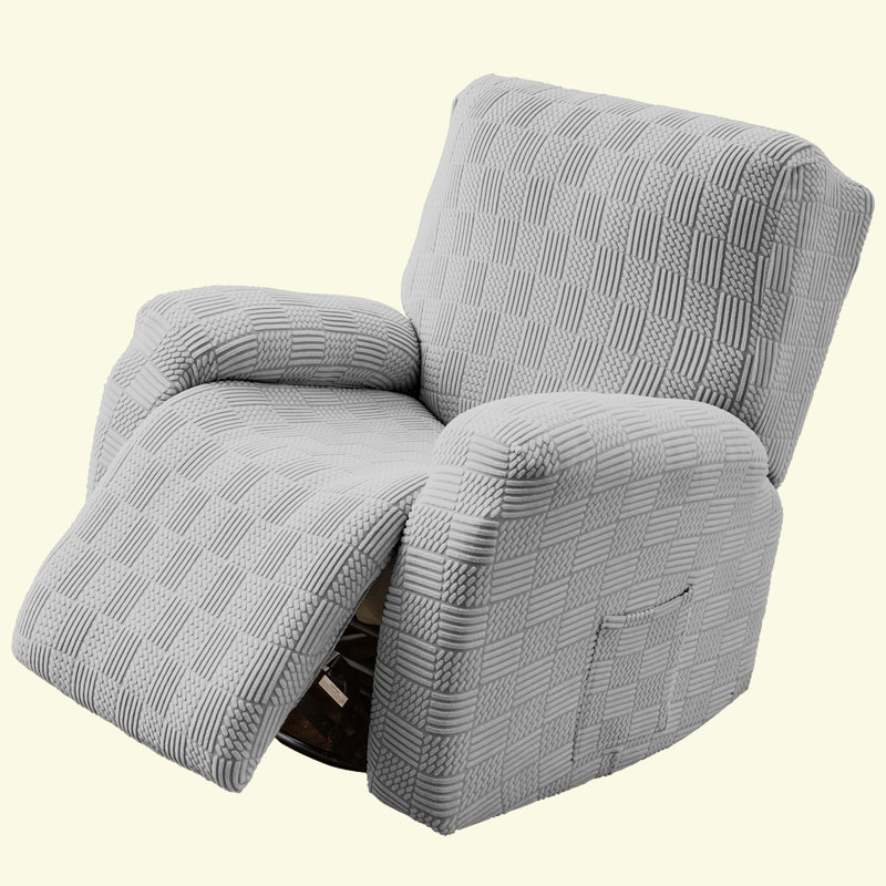 Latitude Run® 4-Piece Recliner Chair Covers, Elastic Recliner Slipcover ...