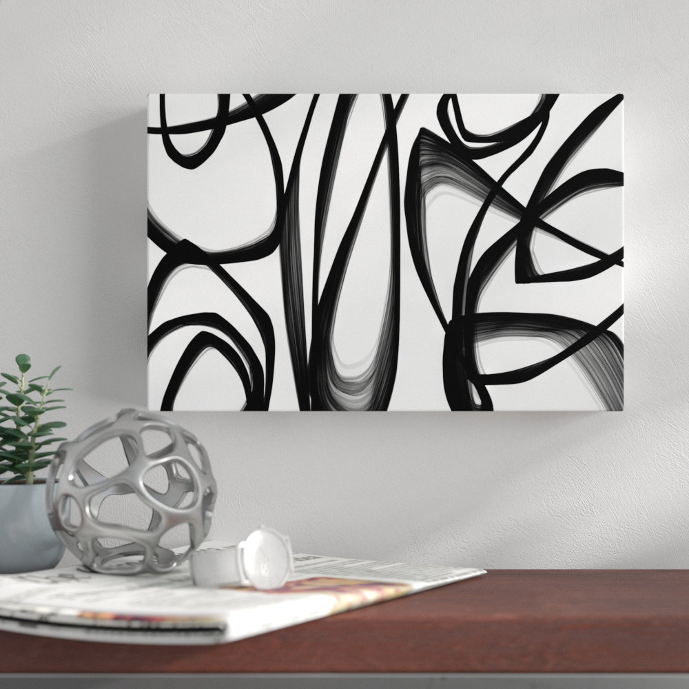 Orren Ellis 'Abstract Poetry 145' Graphic Art Print - Wayfair Canada