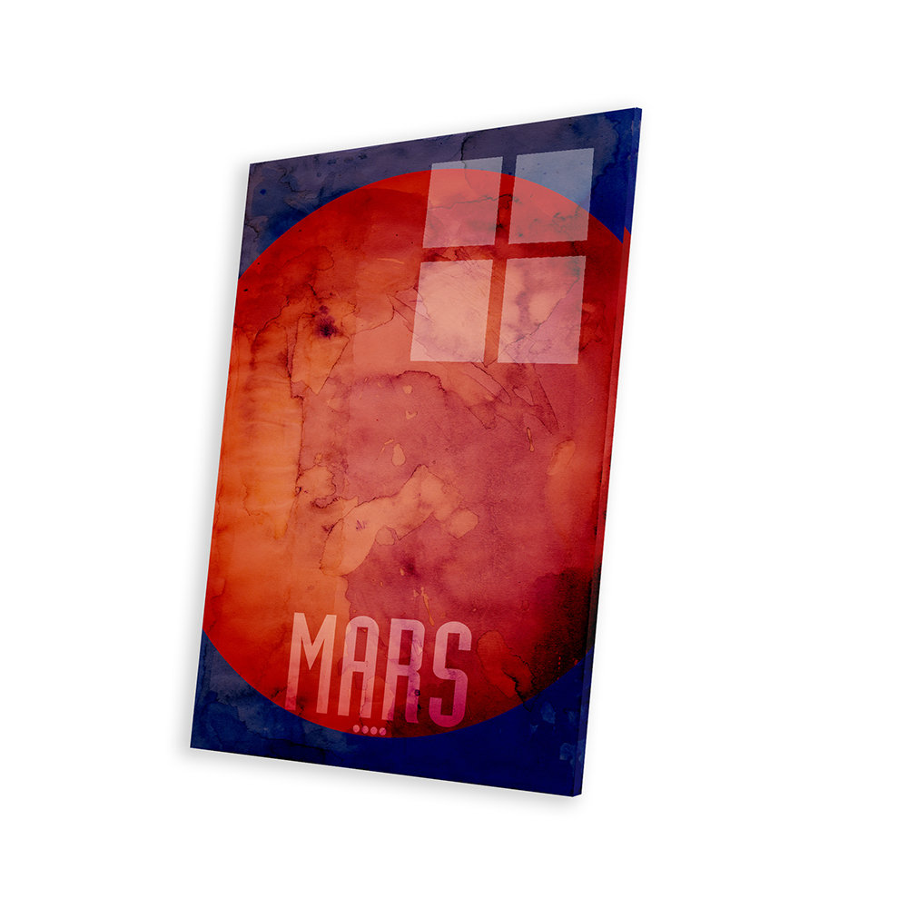 Trinx The Planet Mars Print On Acrylic Glass - Wayfair Canada