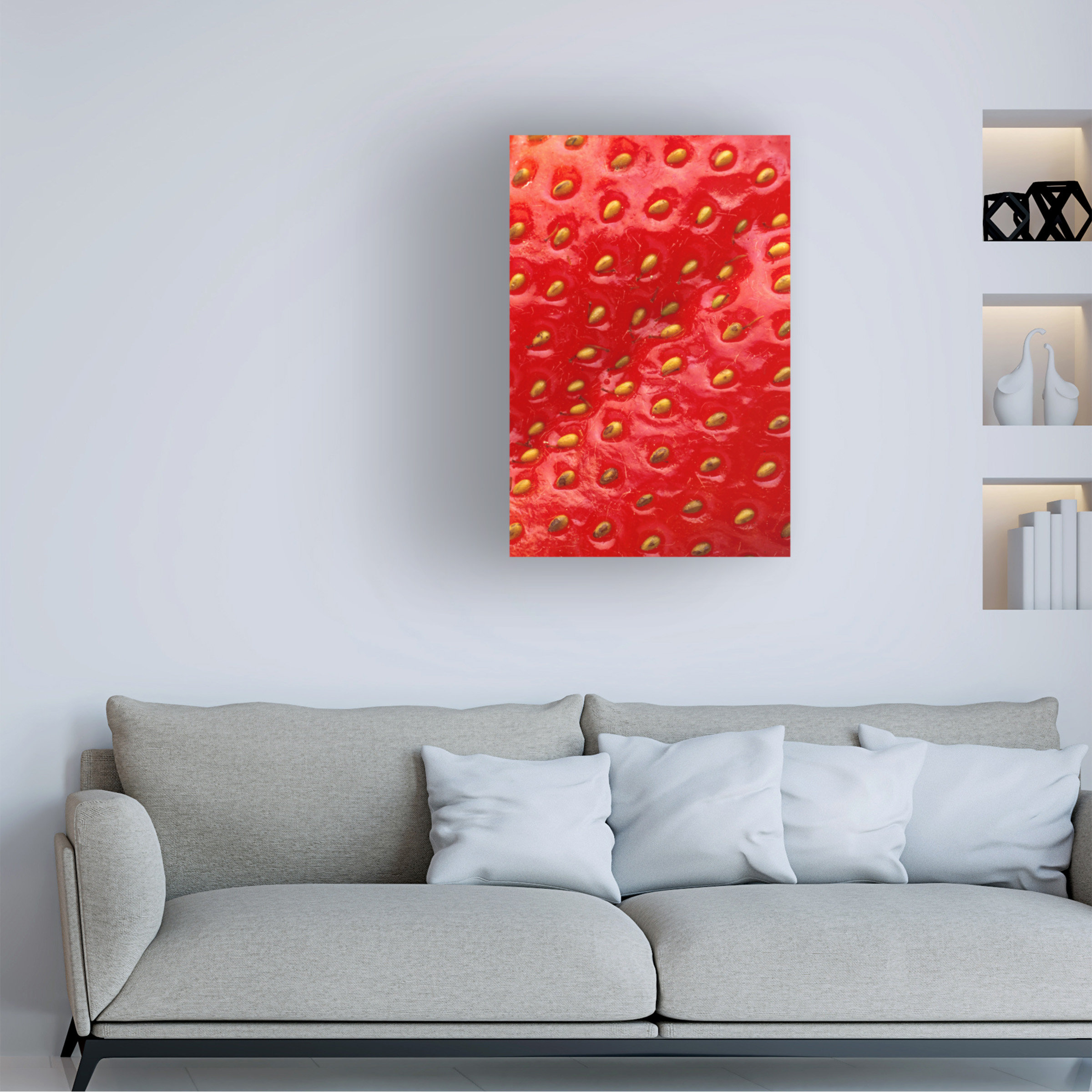 Winston Porter Marcus Jules Strawberry Canvas Art | Wayfair