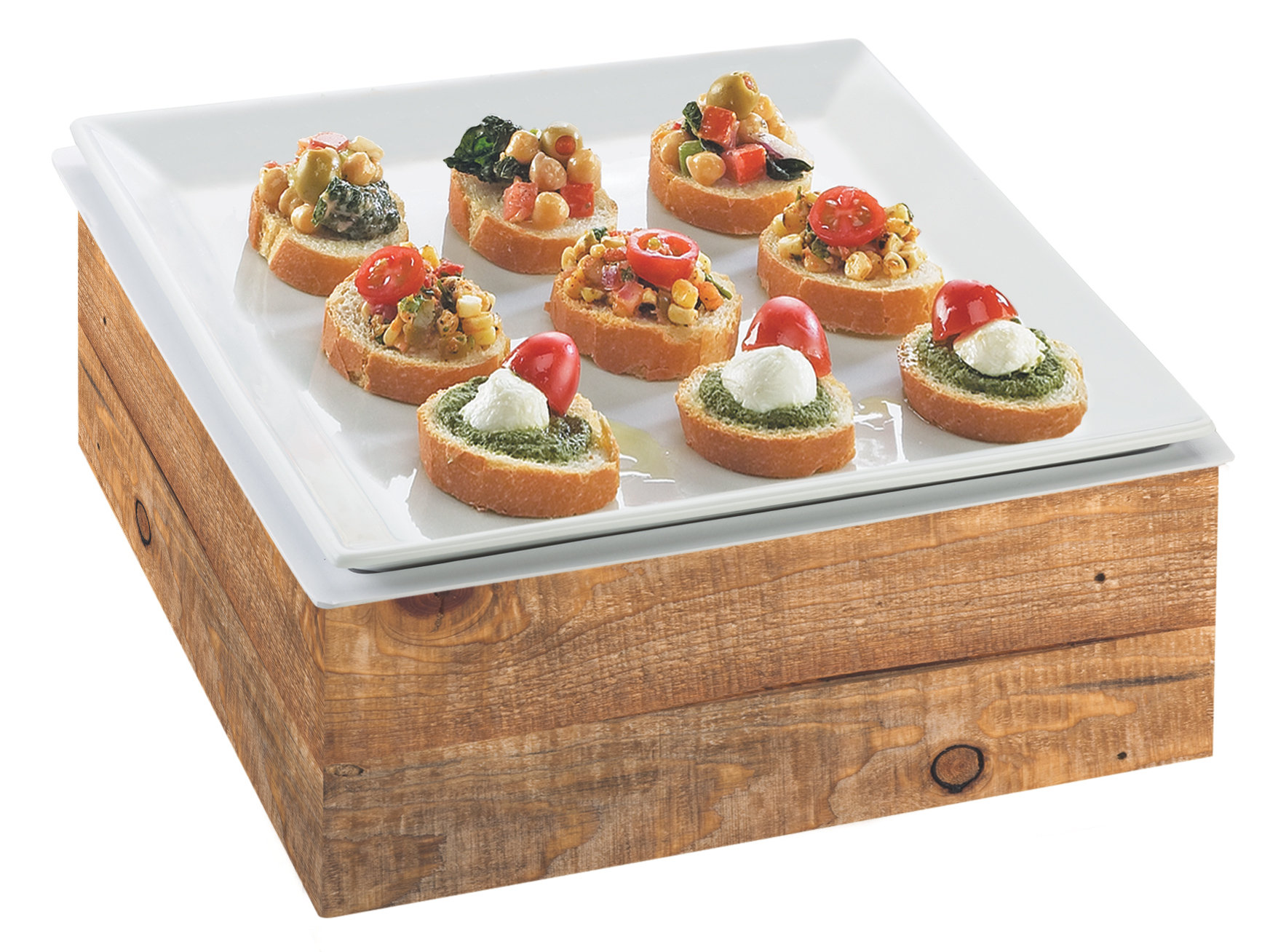 Cal-Mil Madera Cold Concept Cooling Base - 12" X 12" X 4 1/2" | Wayfair