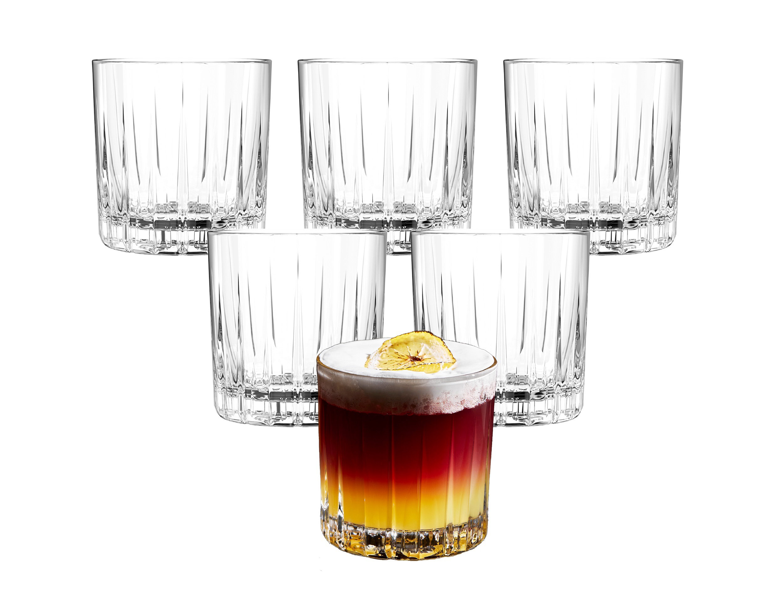 Lemonsoda Premium Double Rocks Whiskey Glasses - Cocktail Glasses ...