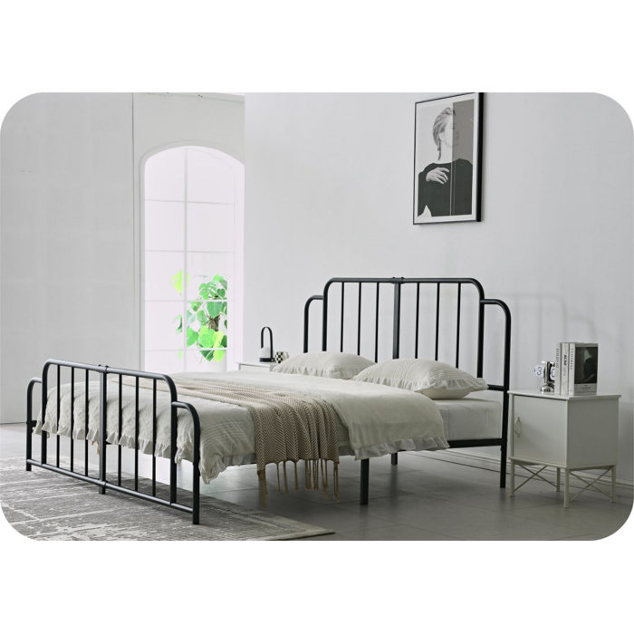 Ebern Designs Gurtha Metal Platform Bed & Reviews | Wayfair