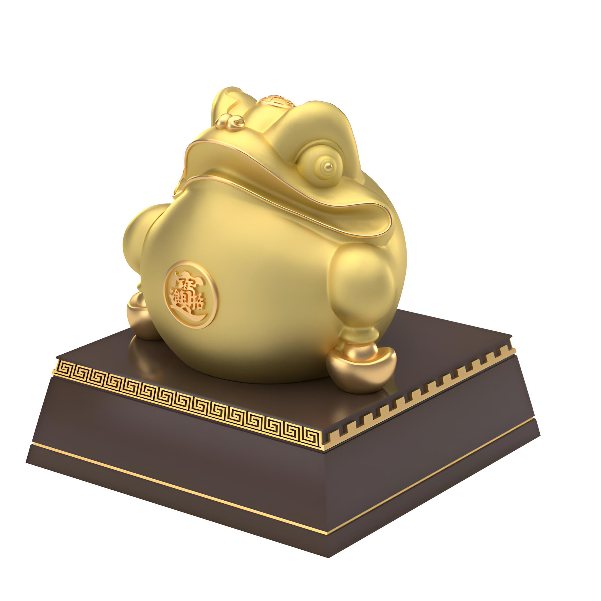 Bloomsbury Market "Luxury Money Frog Statue – Hand-Carved New Chinese ...