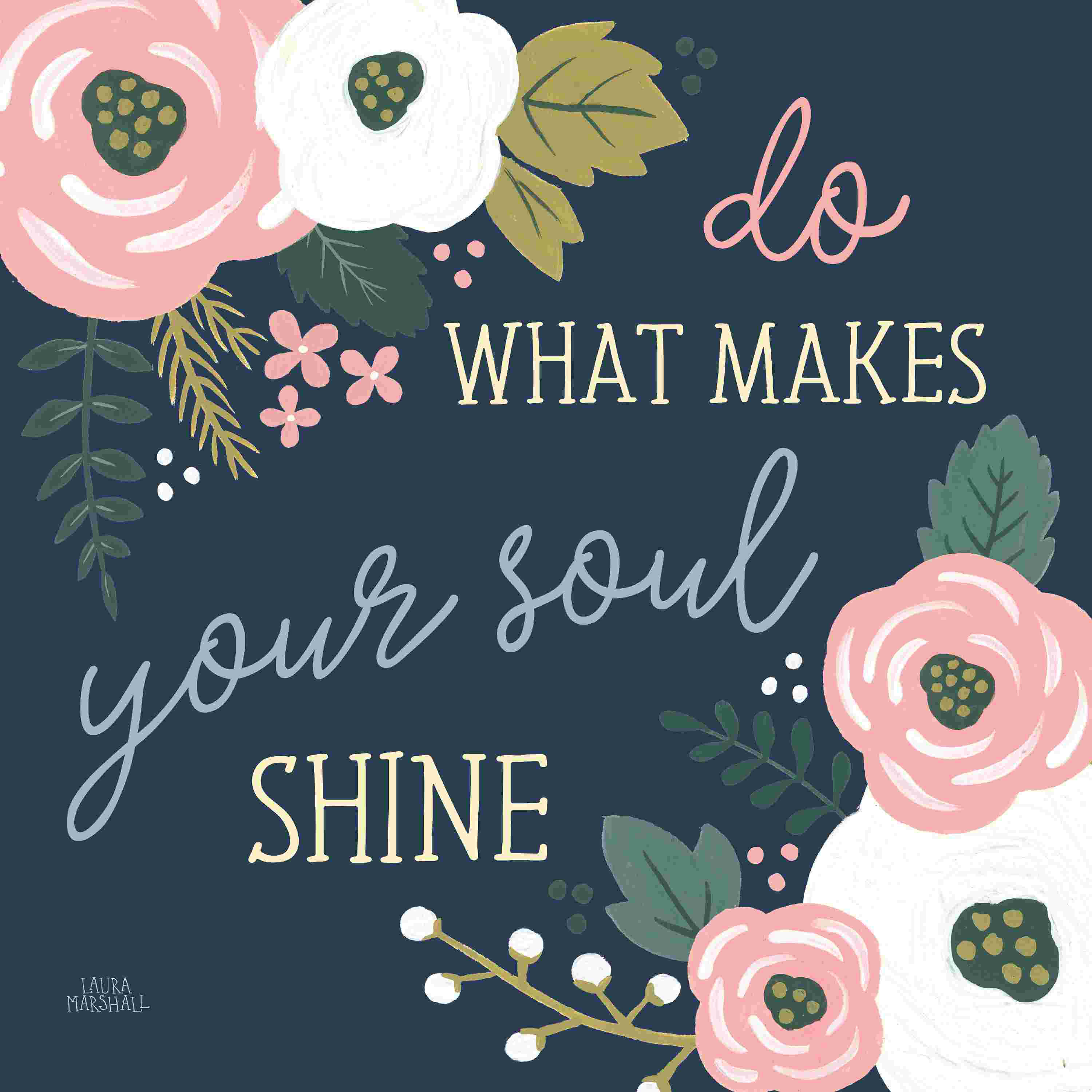 Trinx Wildflower Daydreams VII Navy Soul - Wayfair Canada