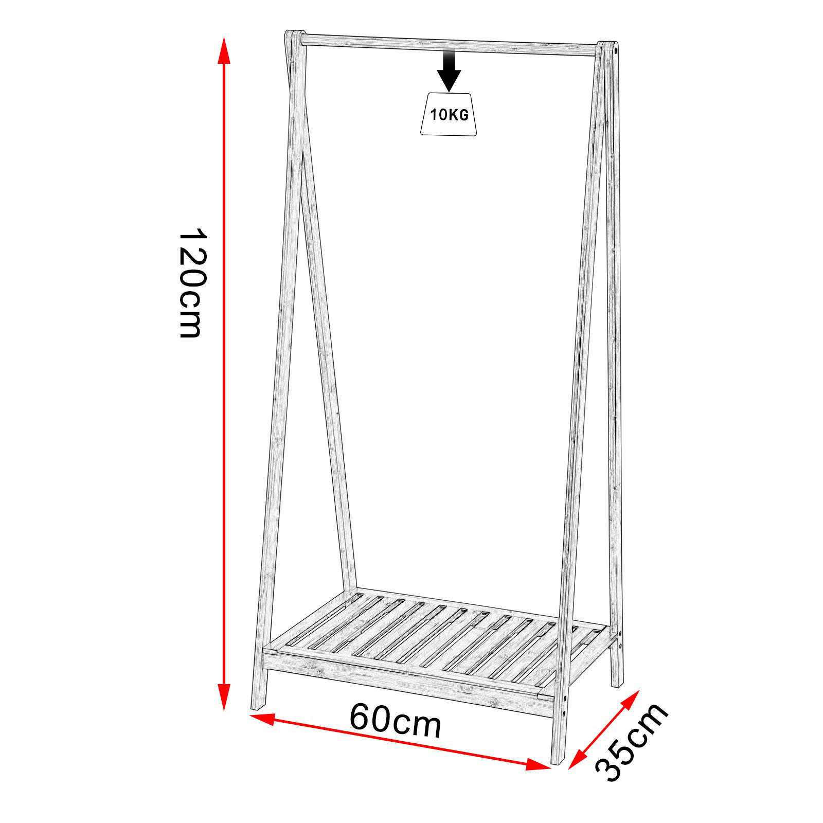 Wayfair Basics™ Boughton Clothes Rack & Reviews | Wayfair.co.uk