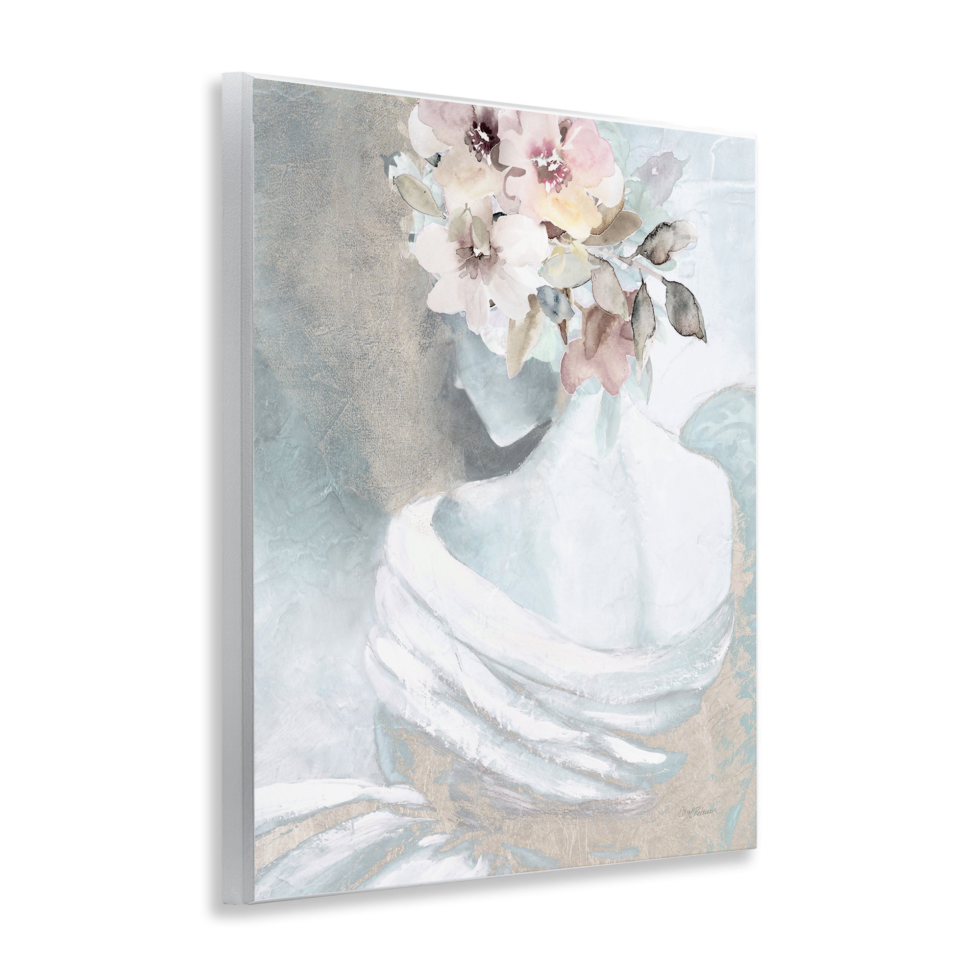 Winston Porter Woman & Florals Visage Wall Plaque Art by Carol Robinson ...