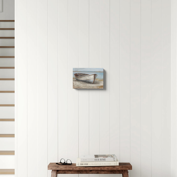 Sand & Stable " Whitewashed Boat I " Painting Print on Canvas & Reviews ...