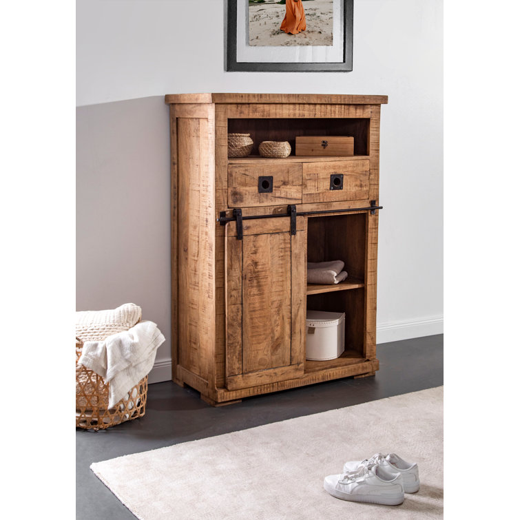Brambly Cottage Merryn 90cm Solid Wood Sideboard | Wayfair.co.uk