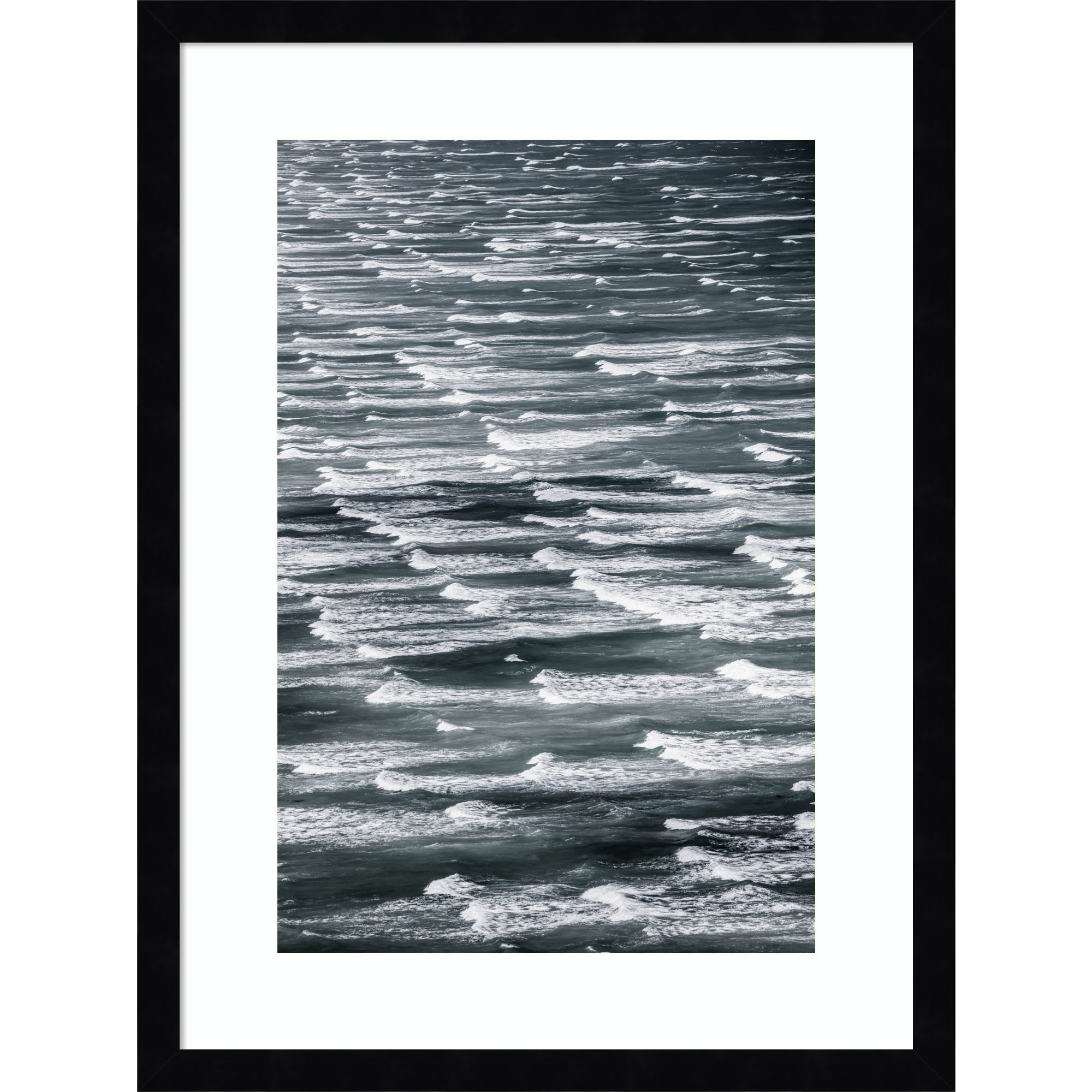 Joss & Main Infinite Waves 02 by Shot by Clint Wood Framed Wall Art ...